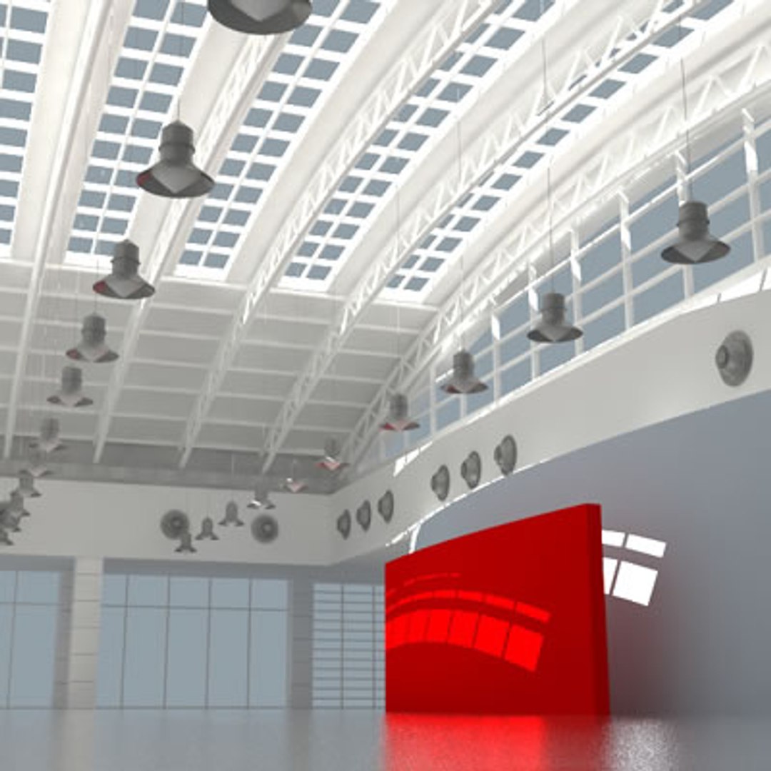 Showroom Interior 3d Model