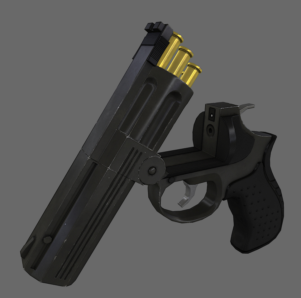 3dsmax mp412 rex revolver