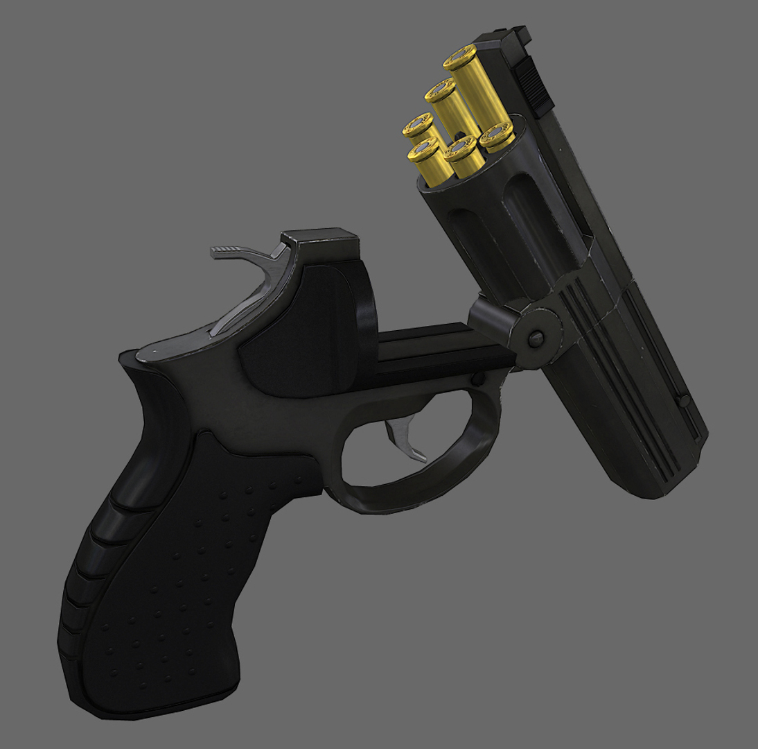 3dsmax mp412 rex revolver