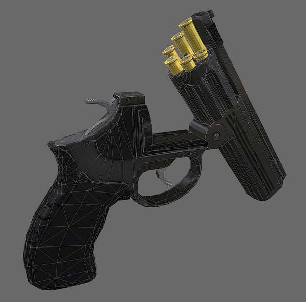 3dsmax mp412 rex revolver