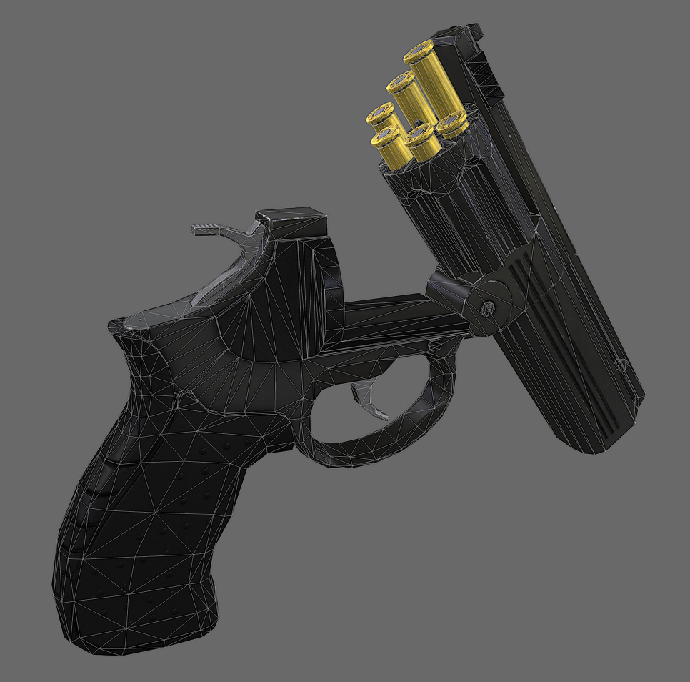3dsmax mp412 rex revolver
