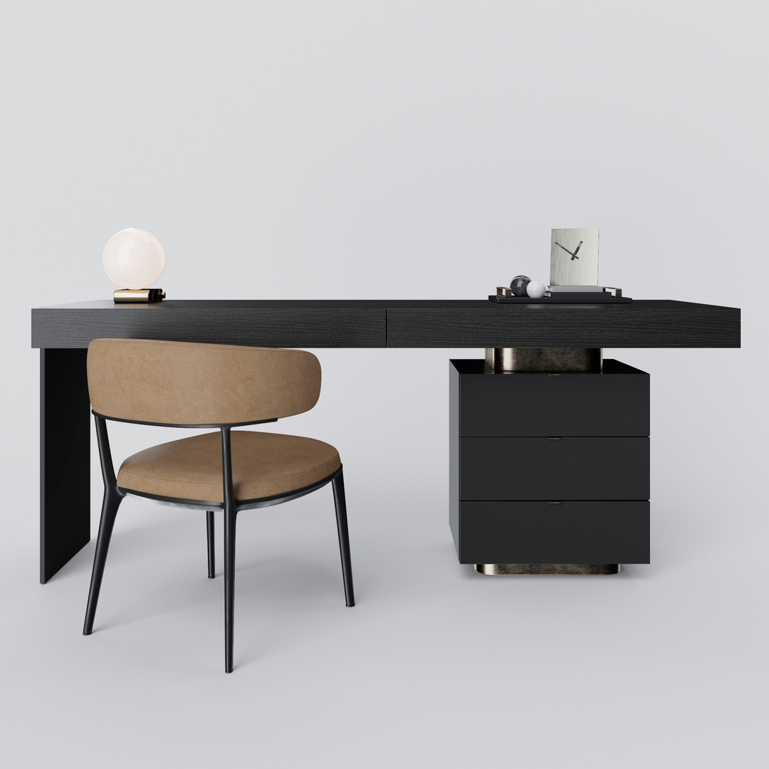 Minotti carson writing desk 3D model - TurboSquid 1343231