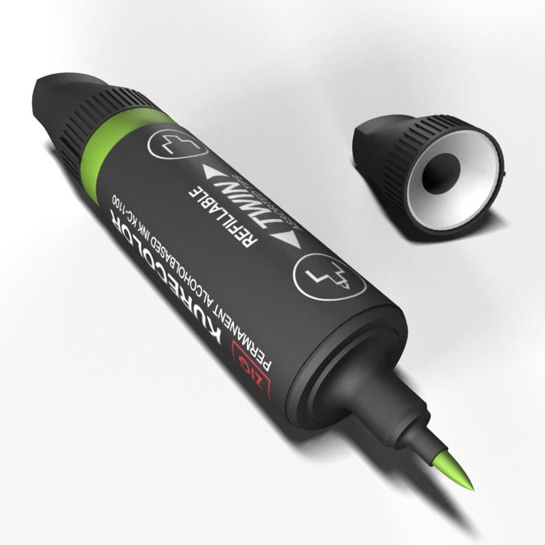 Marker Pen 3d Model