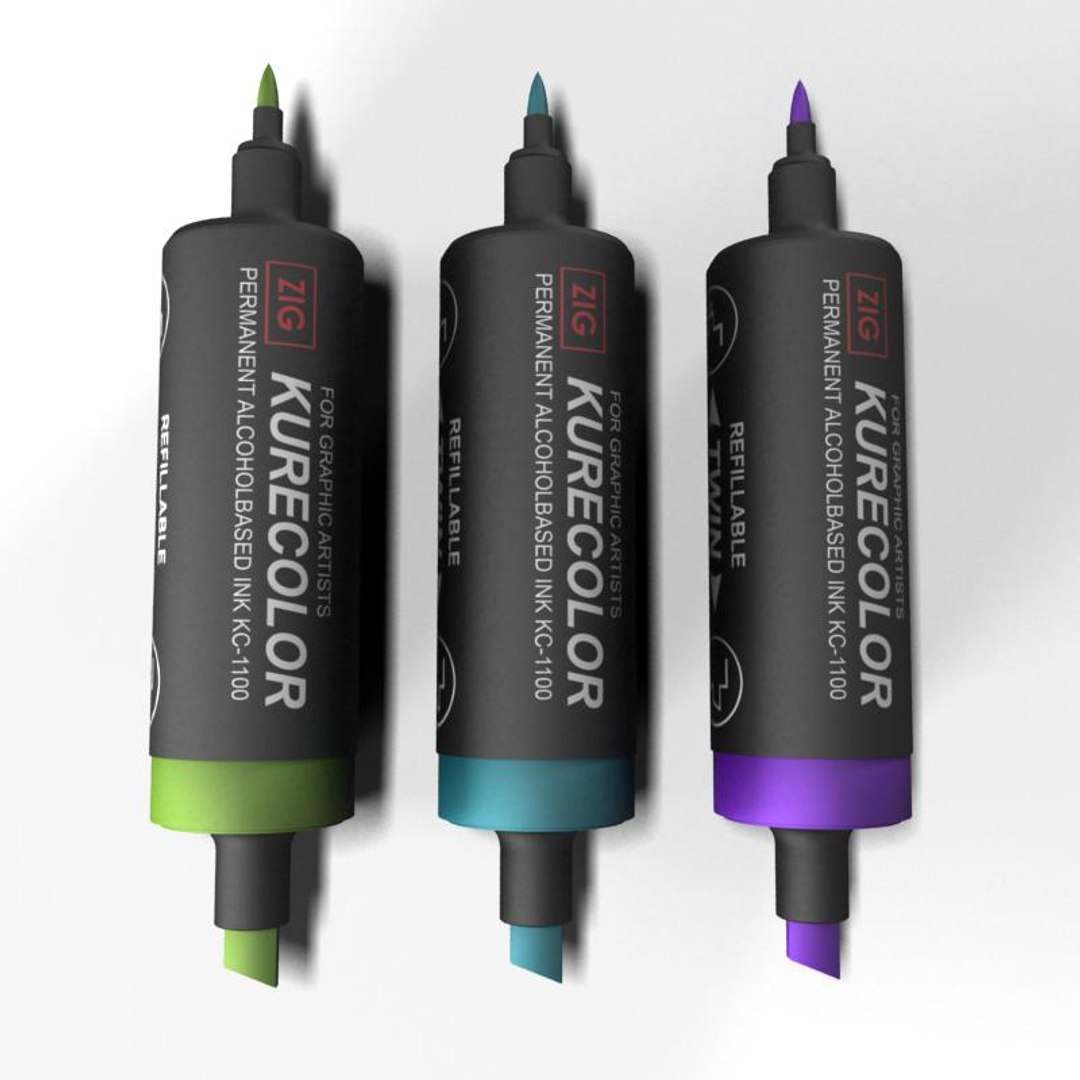 Marker Pen 3d Model