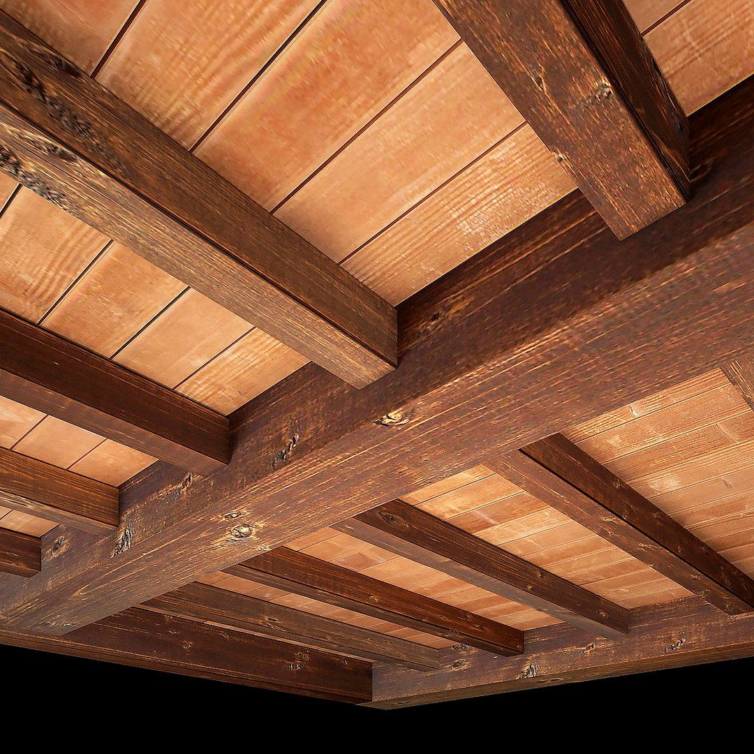 Wooden Ceiling 3 3D - TurboSquid 1371420