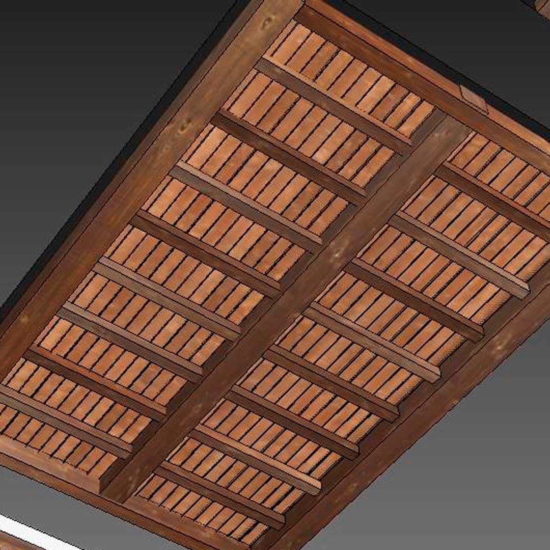 Wooden Ceiling 3 3D - TurboSquid 1371420