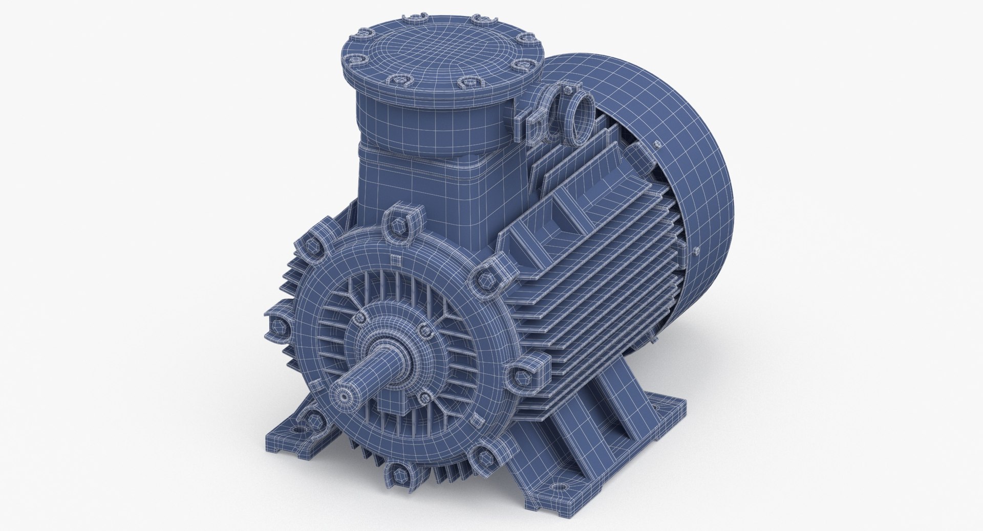 AC Motor Generator Clean 3D Model - TurboSquid 1903119