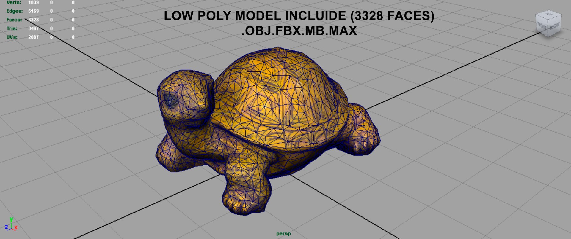 3D model turtle - TurboSquid 1207342
