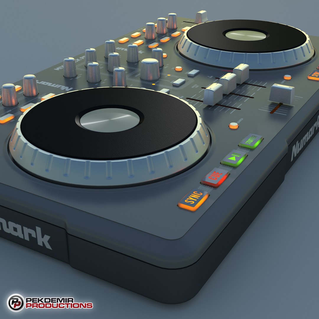 numark mixtrack pro 3d model