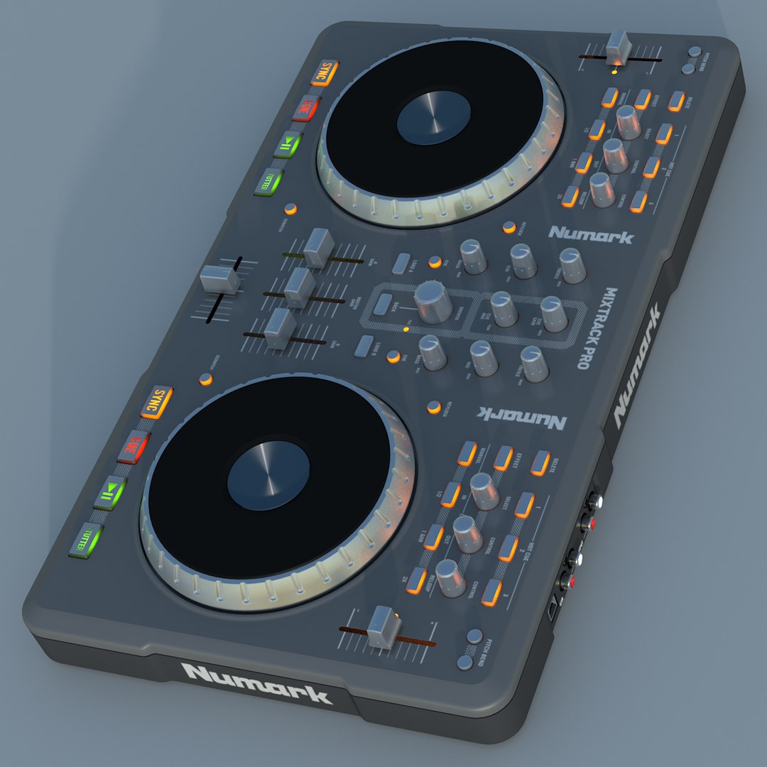numark mixtrack pro 3d model