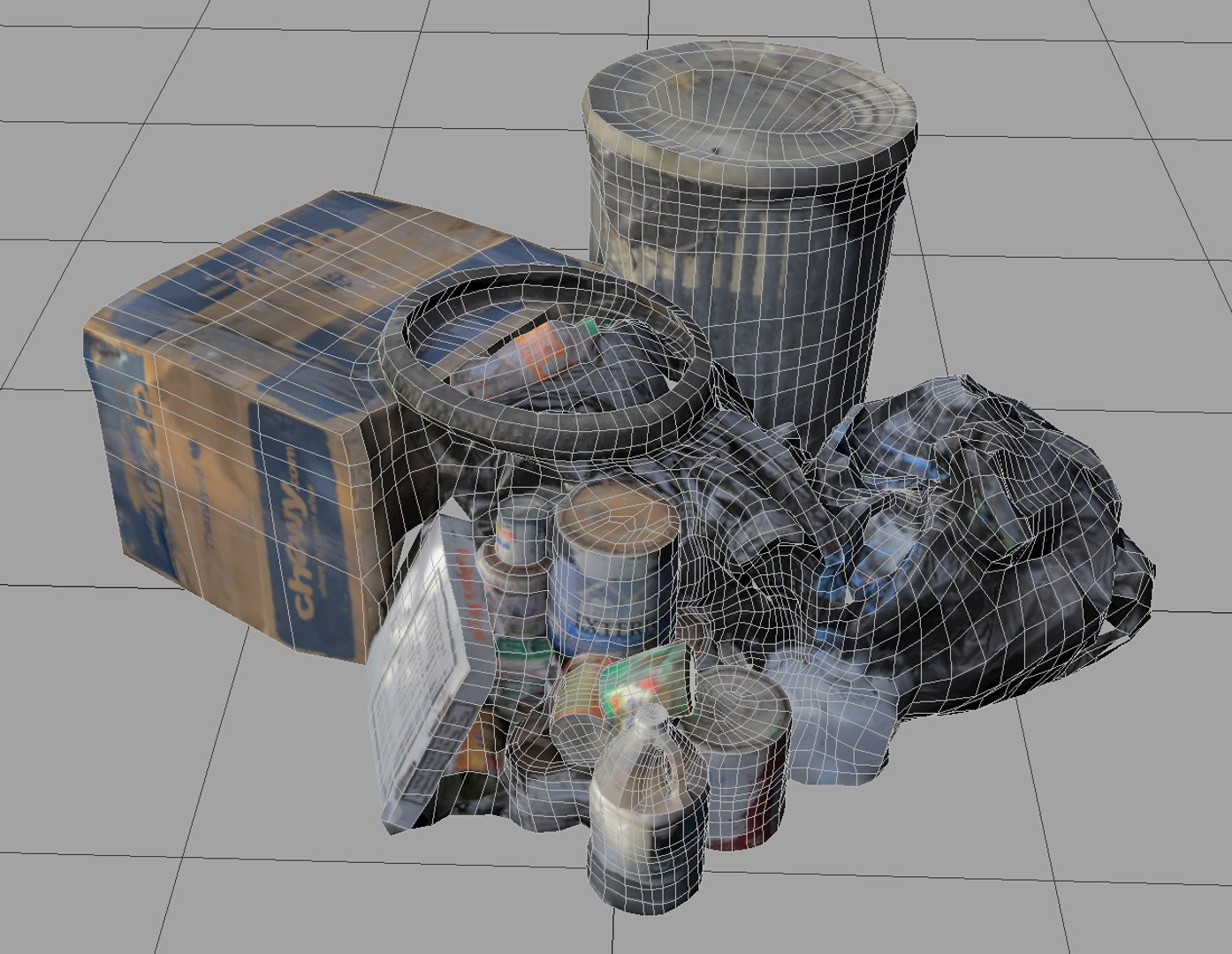 Pile garbage 3D - TurboSquid 1629526