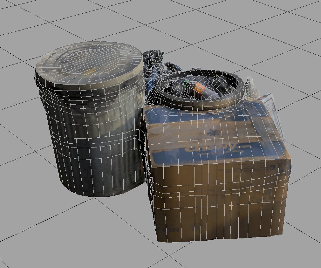 Pile garbage 3D - TurboSquid 1629526