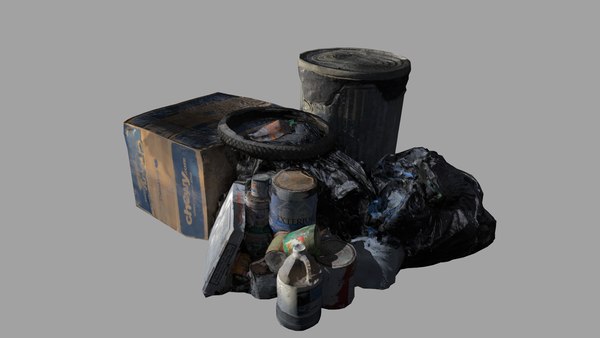 Pile garbage 3D - TurboSquid 1629526