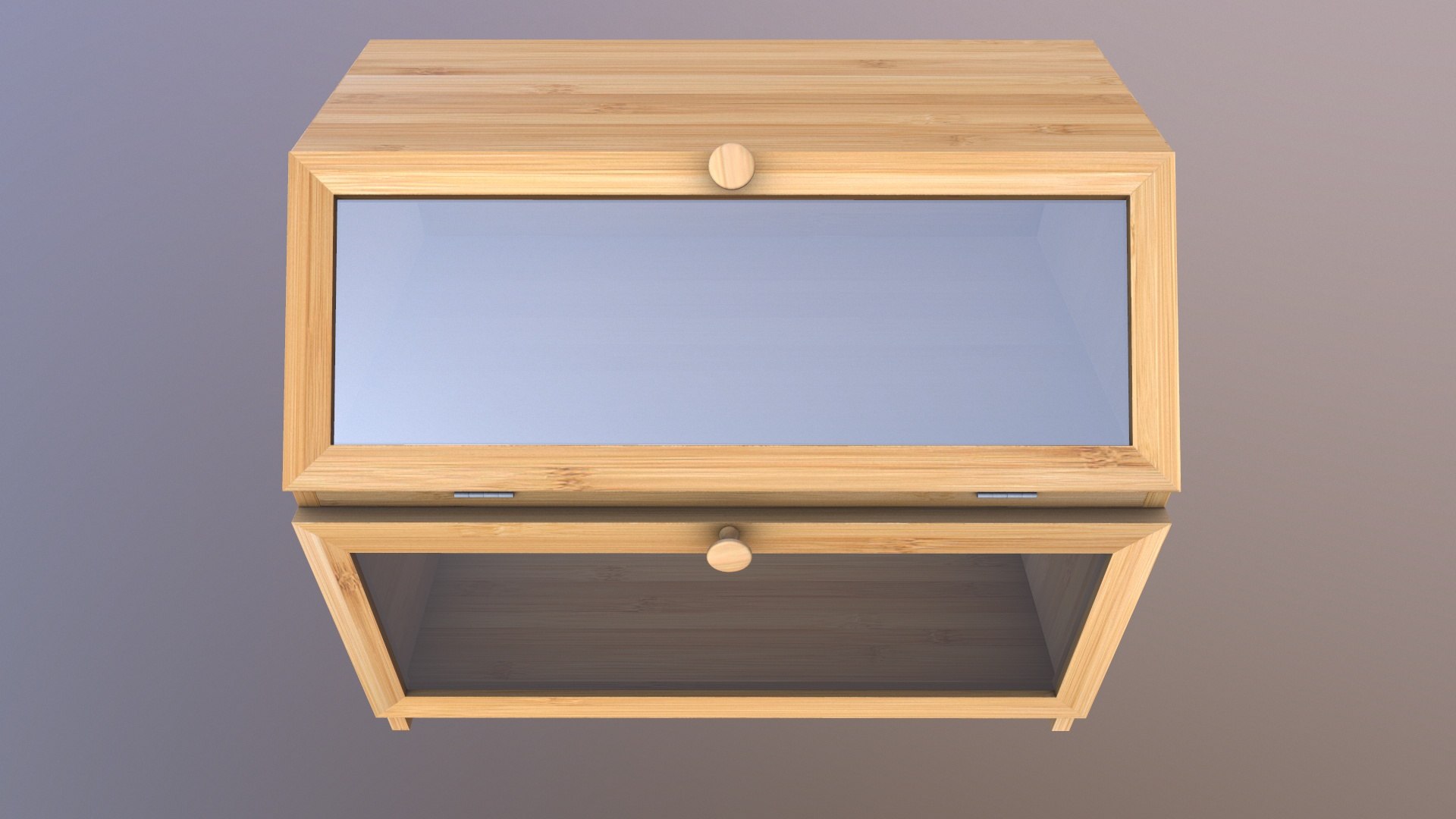 Bamboo Double Layered Bread Box 3D Model - TurboSquid 2023733