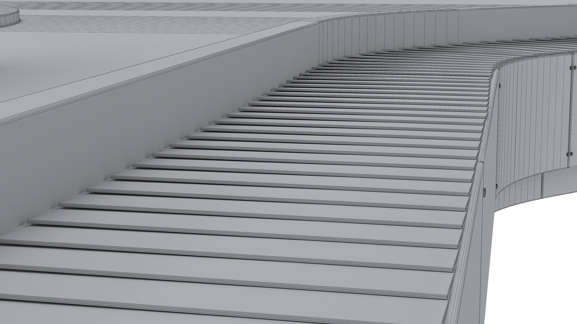 3D Airport Baggage Carousel Model - TurboSquid 2314823