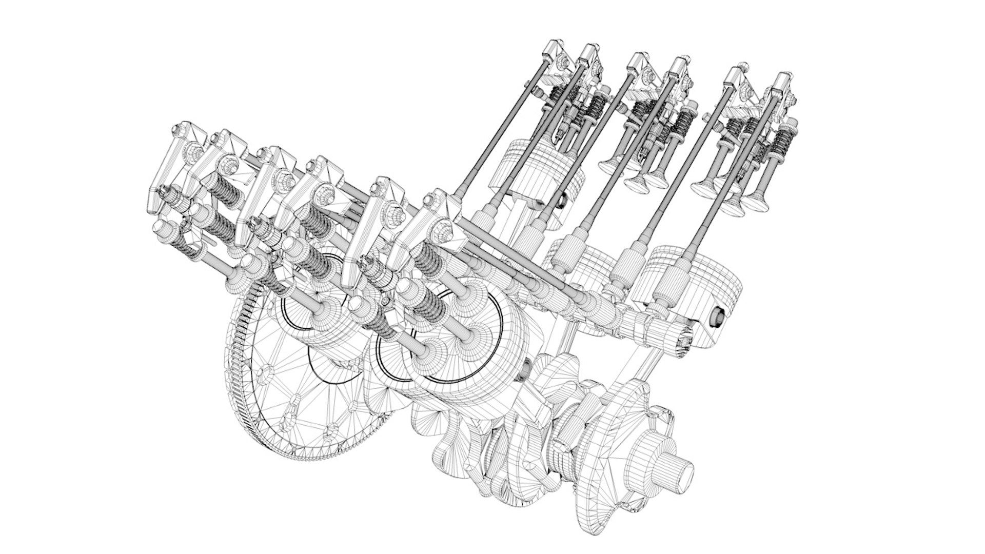 Engine Combustion Internal 3D - TurboSquid 1430230