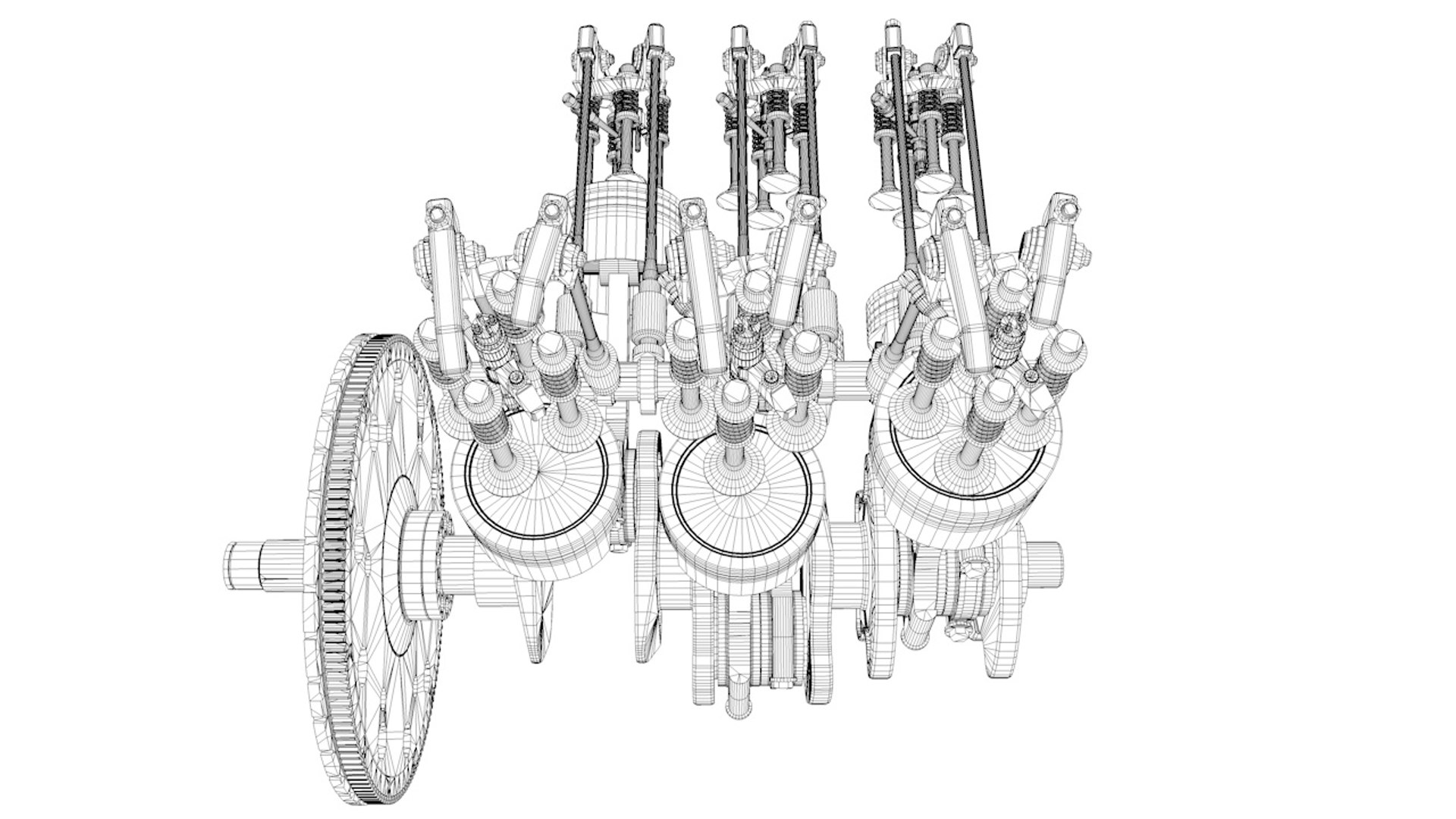 Engine Combustion Internal 3D - TurboSquid 1430230