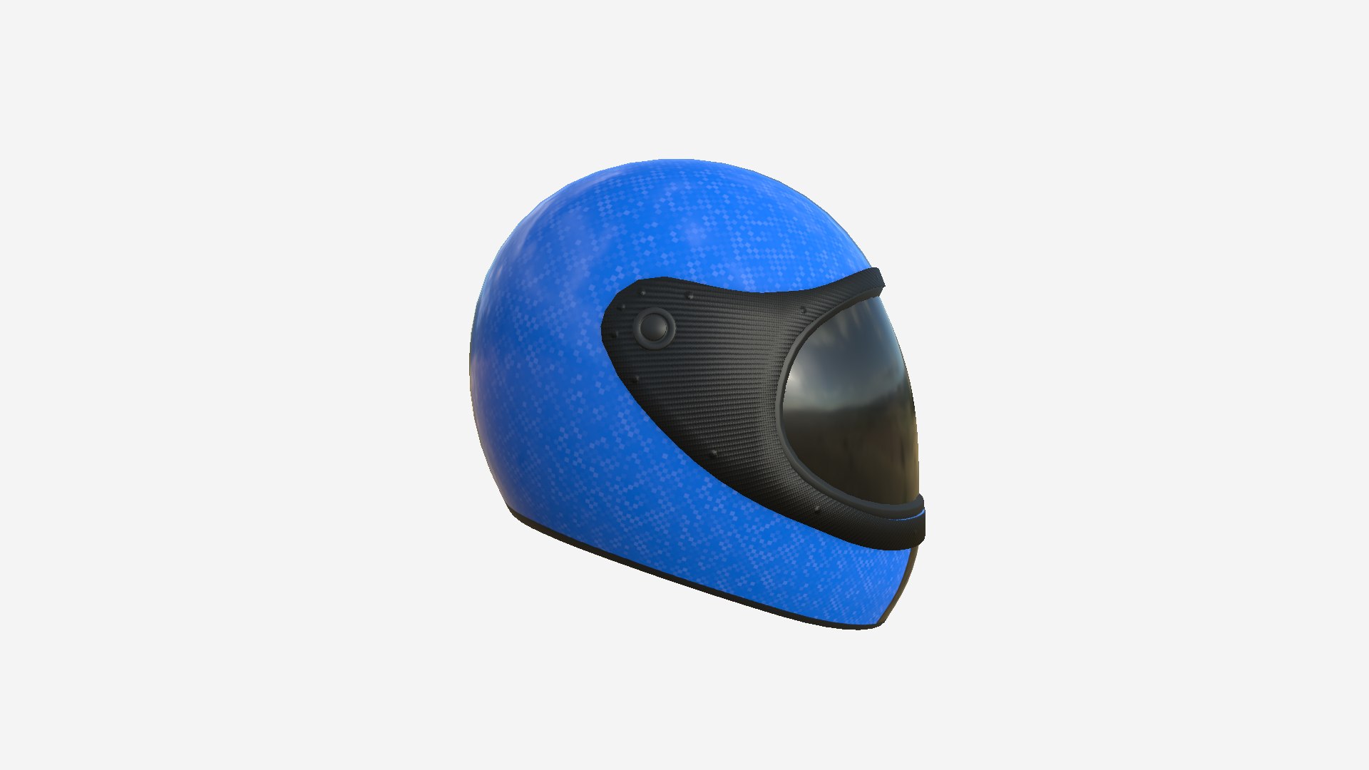 3D Cartoon Helmet Kart A02 Blue - Character Design - TurboSquid 1853611