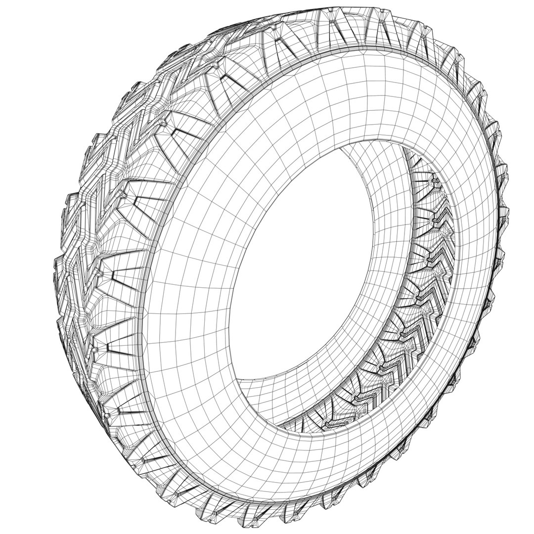 Tire 3D Model - TurboSquid 1702999