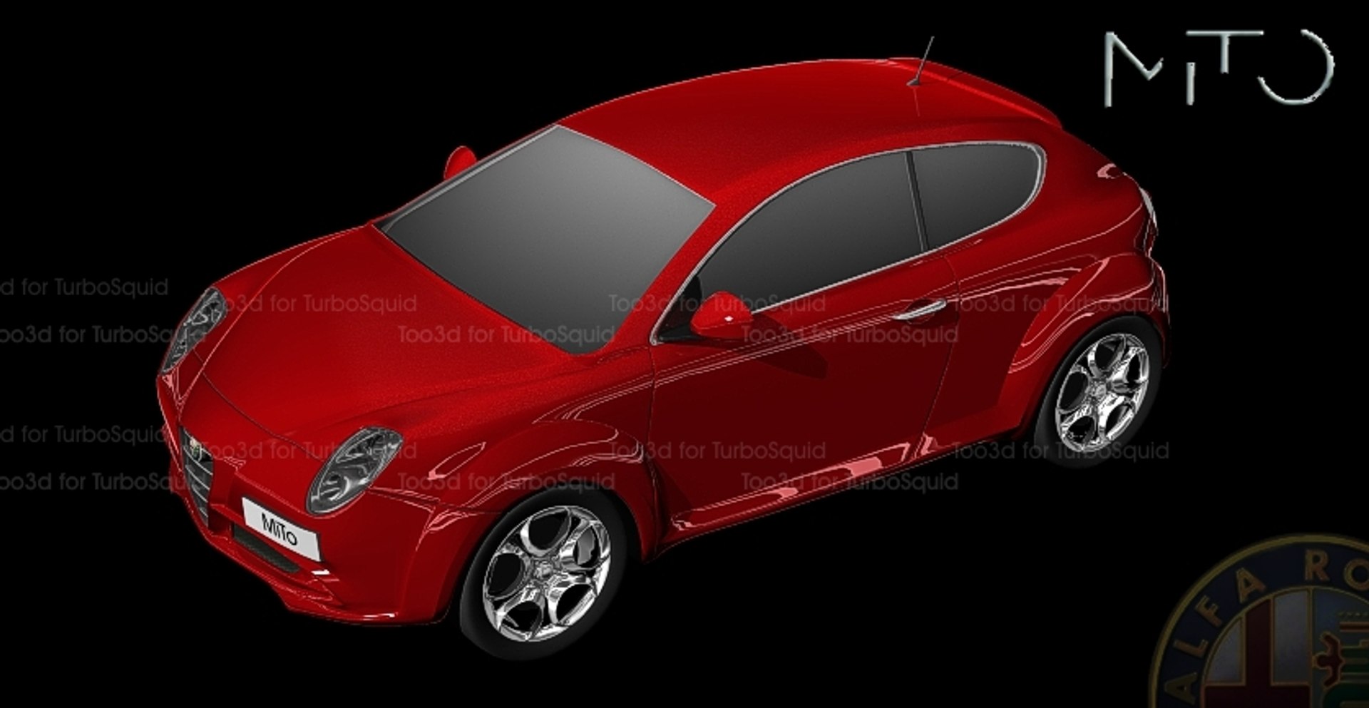 3d Alfa Romeo Mito