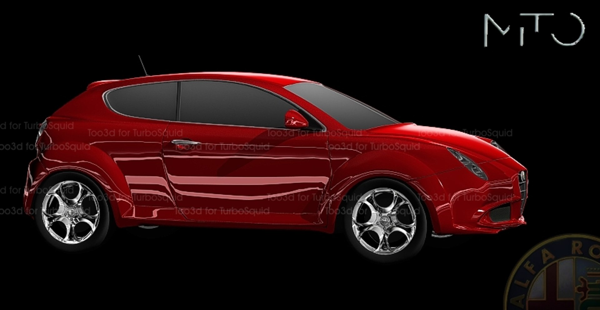 3d Alfa Romeo Mito