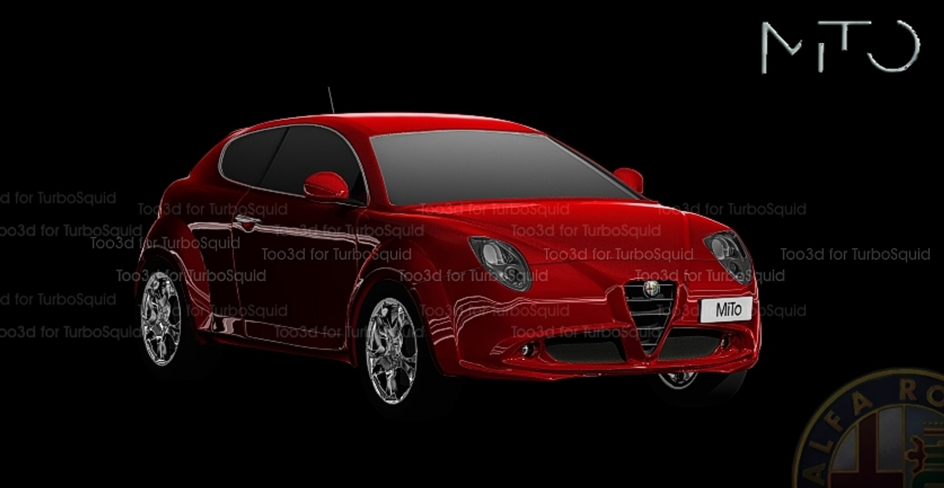 3d Alfa Romeo Mito