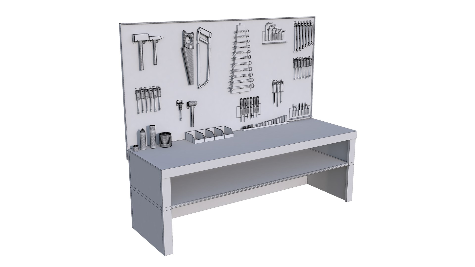 Workbench 3D Model - TurboSquid 1979786
