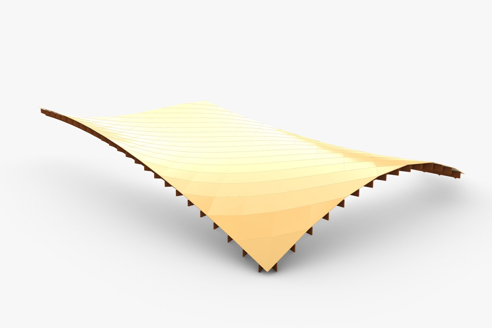 Wooden Waffle Wavy Structures 3D Model - TurboSquid 1964912