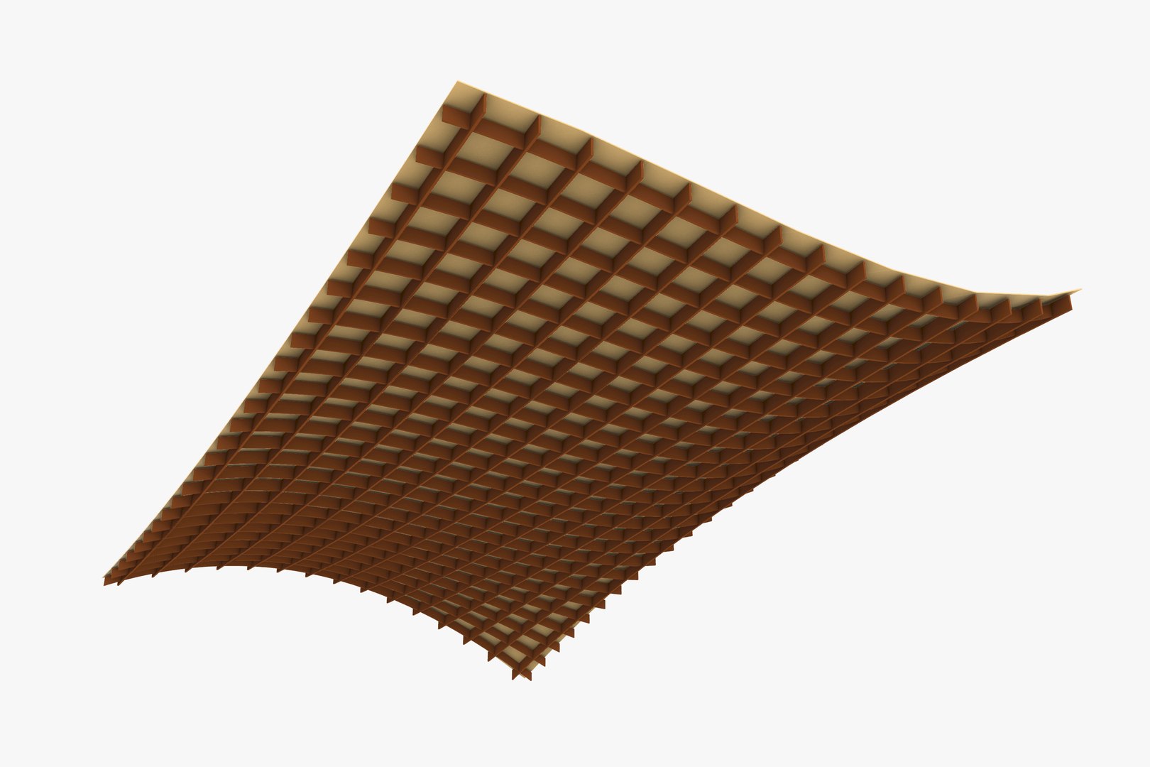 Wooden Waffle Wavy Structures 3D Model - TurboSquid 1964912