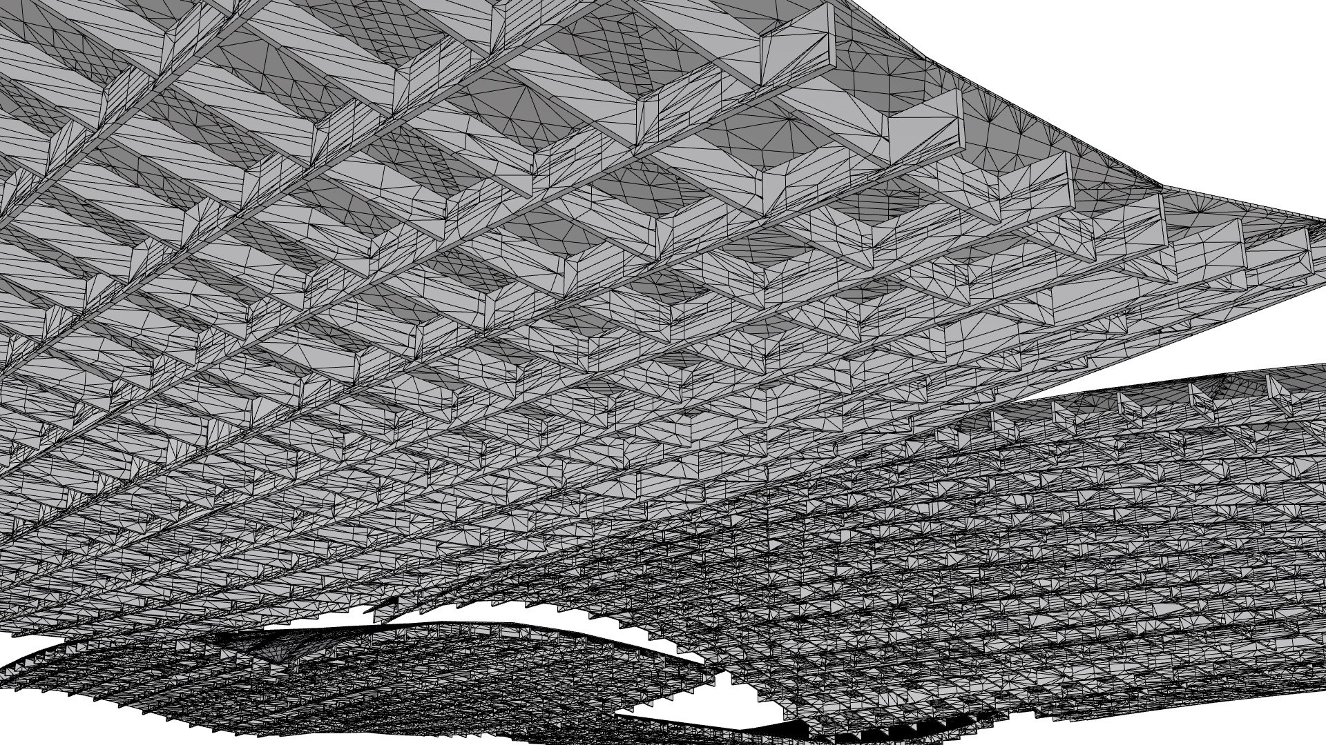 Wooden Waffle Wavy Structures 3D Model - TurboSquid 1964912