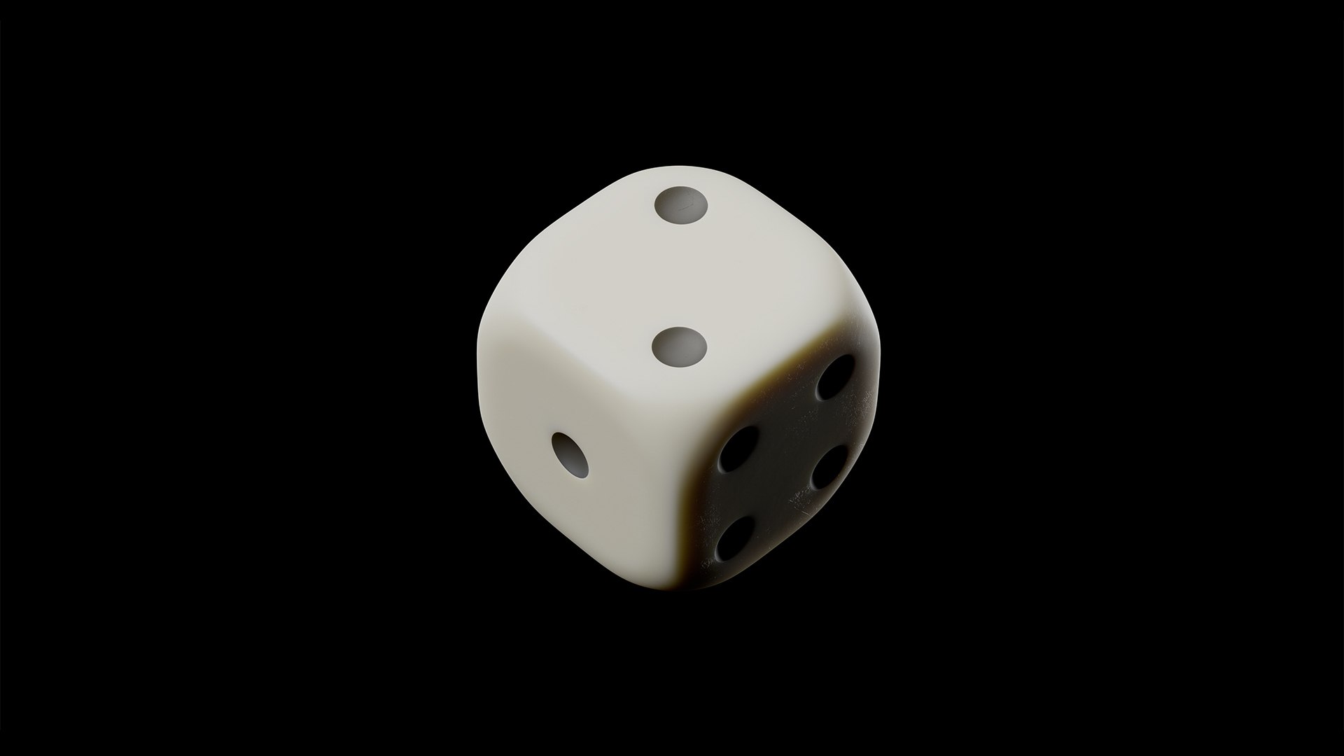Dice Ivory Shaded PBR 3D Model - TurboSquid 2252799