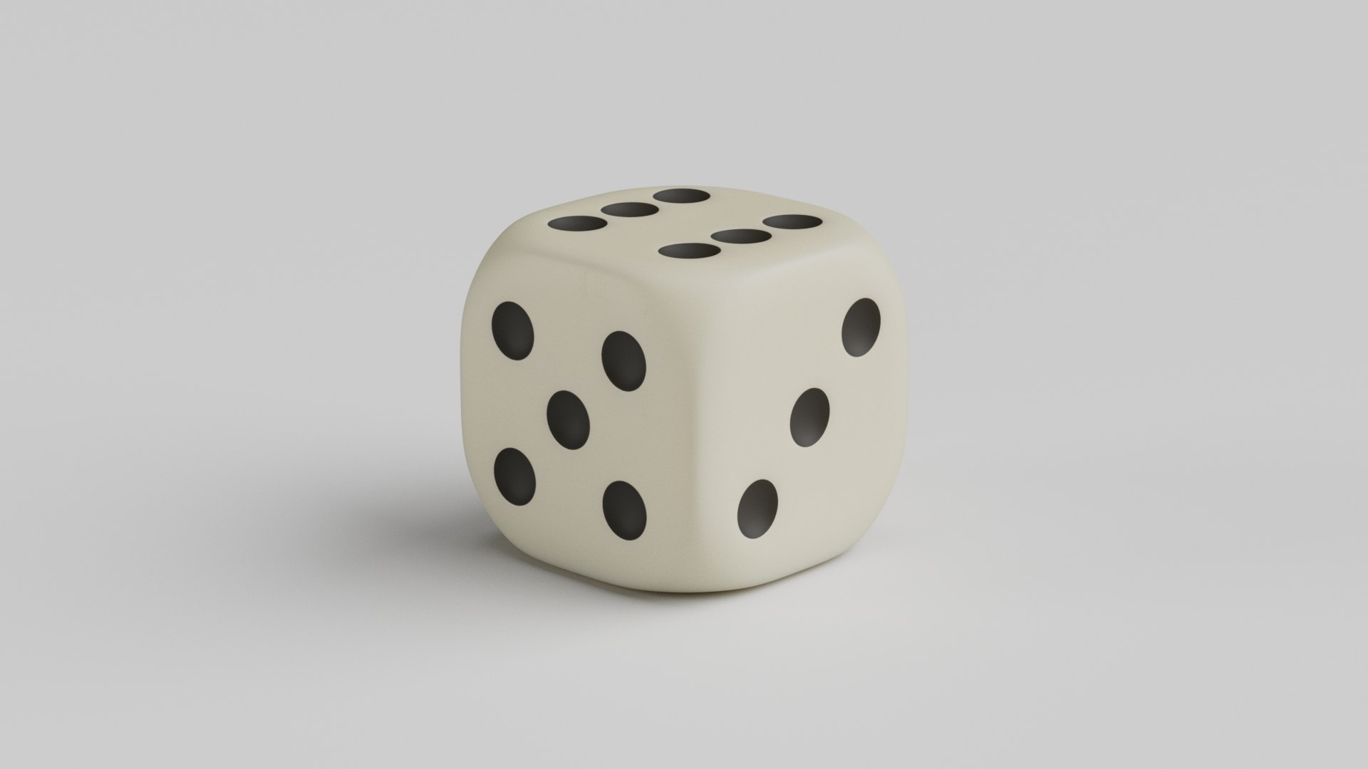 Dice Ivory Shaded PBR 3D Model - TurboSquid 2252799