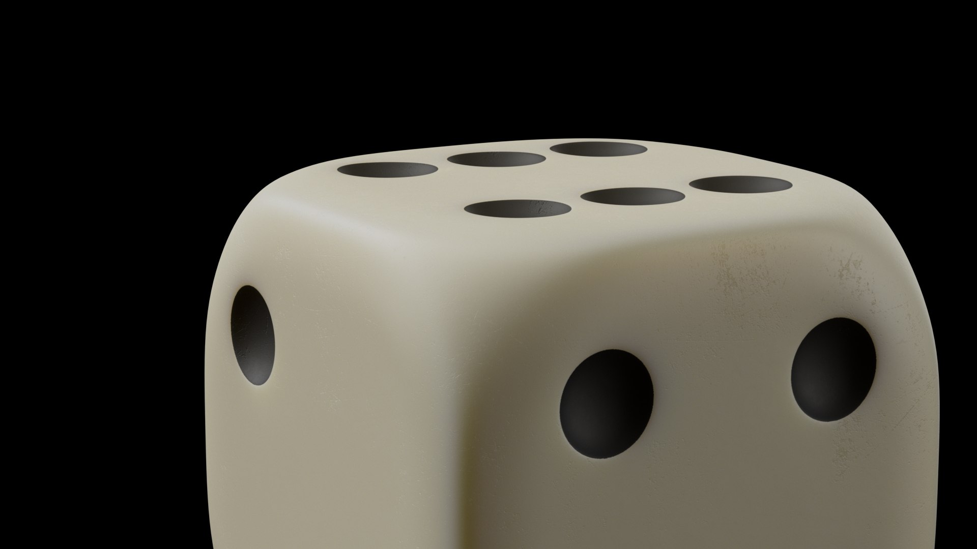 Dice Ivory Shaded PBR 3D Model - TurboSquid 2252799