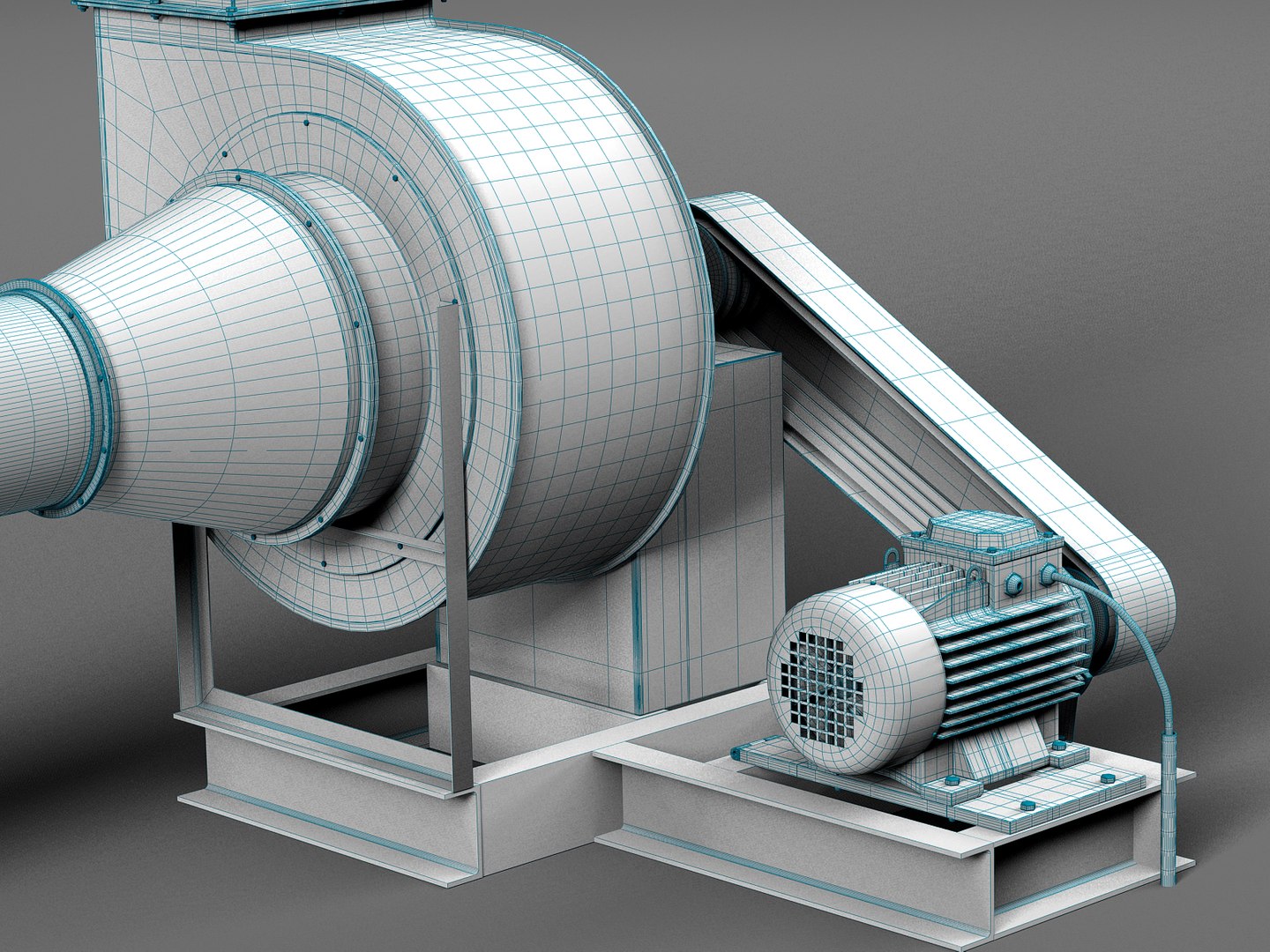 3D industrial ventilation model - TurboSquid 1215954