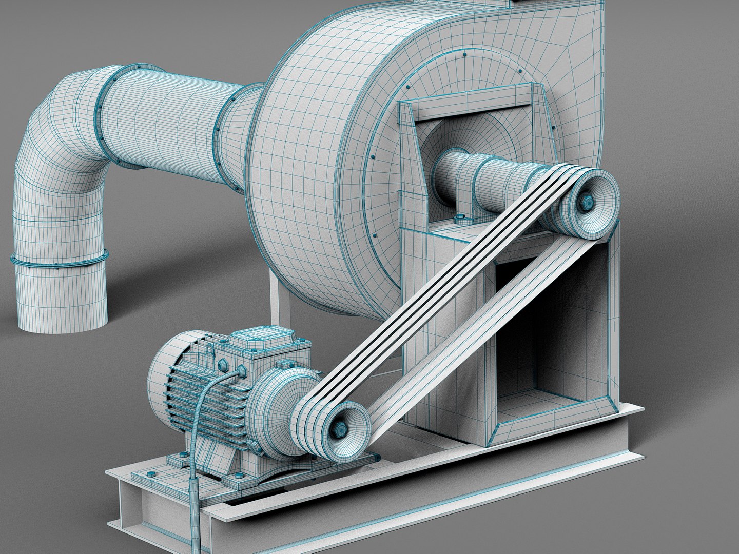 3D industrial ventilation model - TurboSquid 1215954