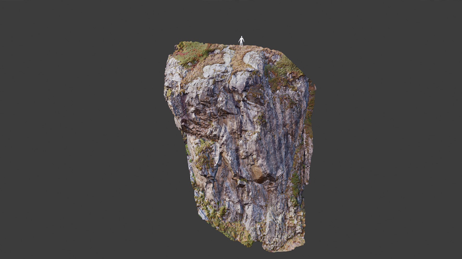 3D Mountain Huge Cliff Boulder Alps Scan PBR - TurboSquid 1847238