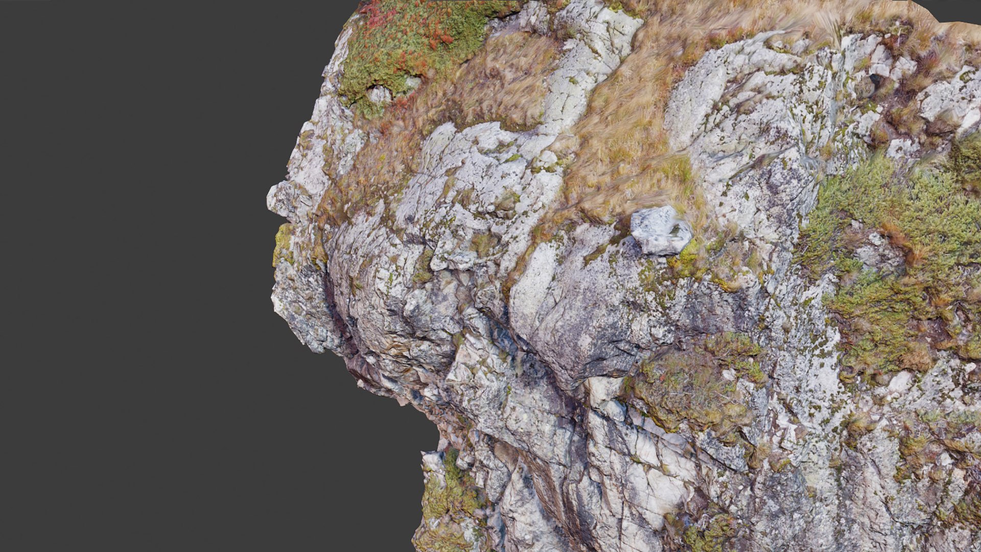 3D Mountain Huge Cliff Boulder Alps Scan PBR - TurboSquid 1847238