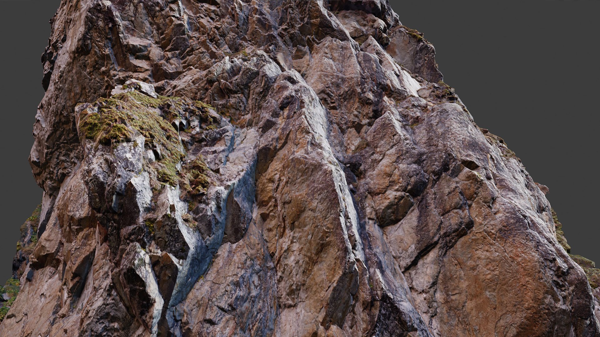 3D Mountain Huge Cliff Boulder Alps Scan PBR - TurboSquid 1847238