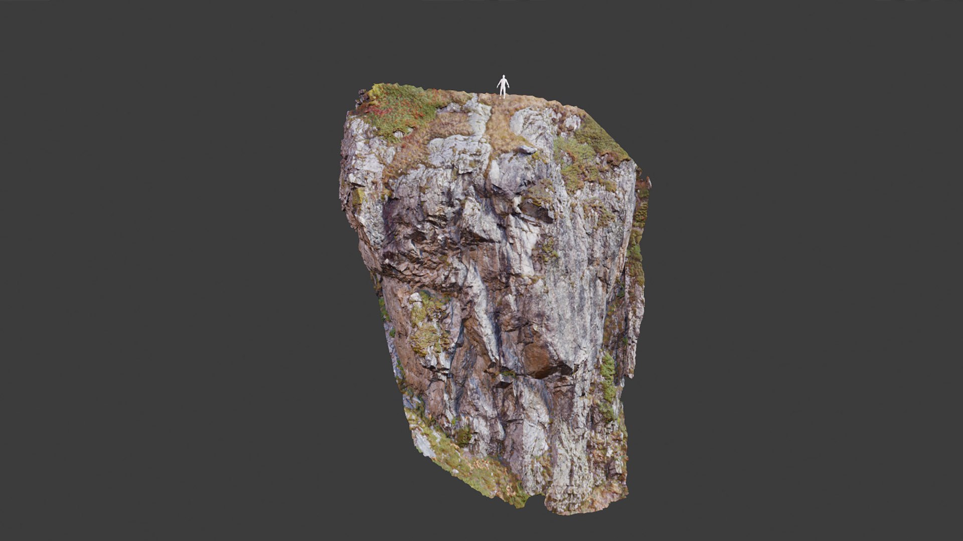 3D Mountain Huge Cliff Boulder Alps Scan PBR - TurboSquid 1847238
