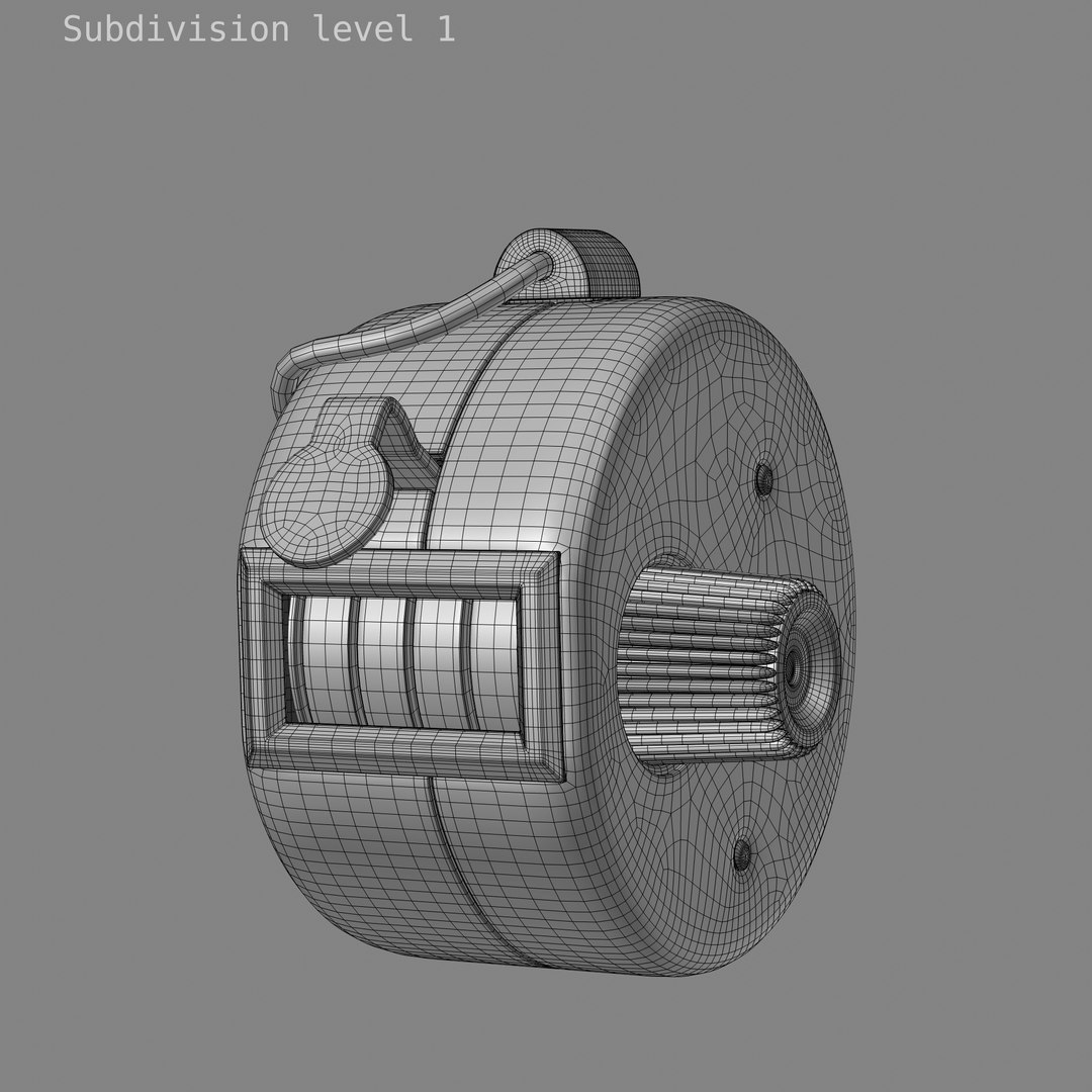 3d model hand tally counter