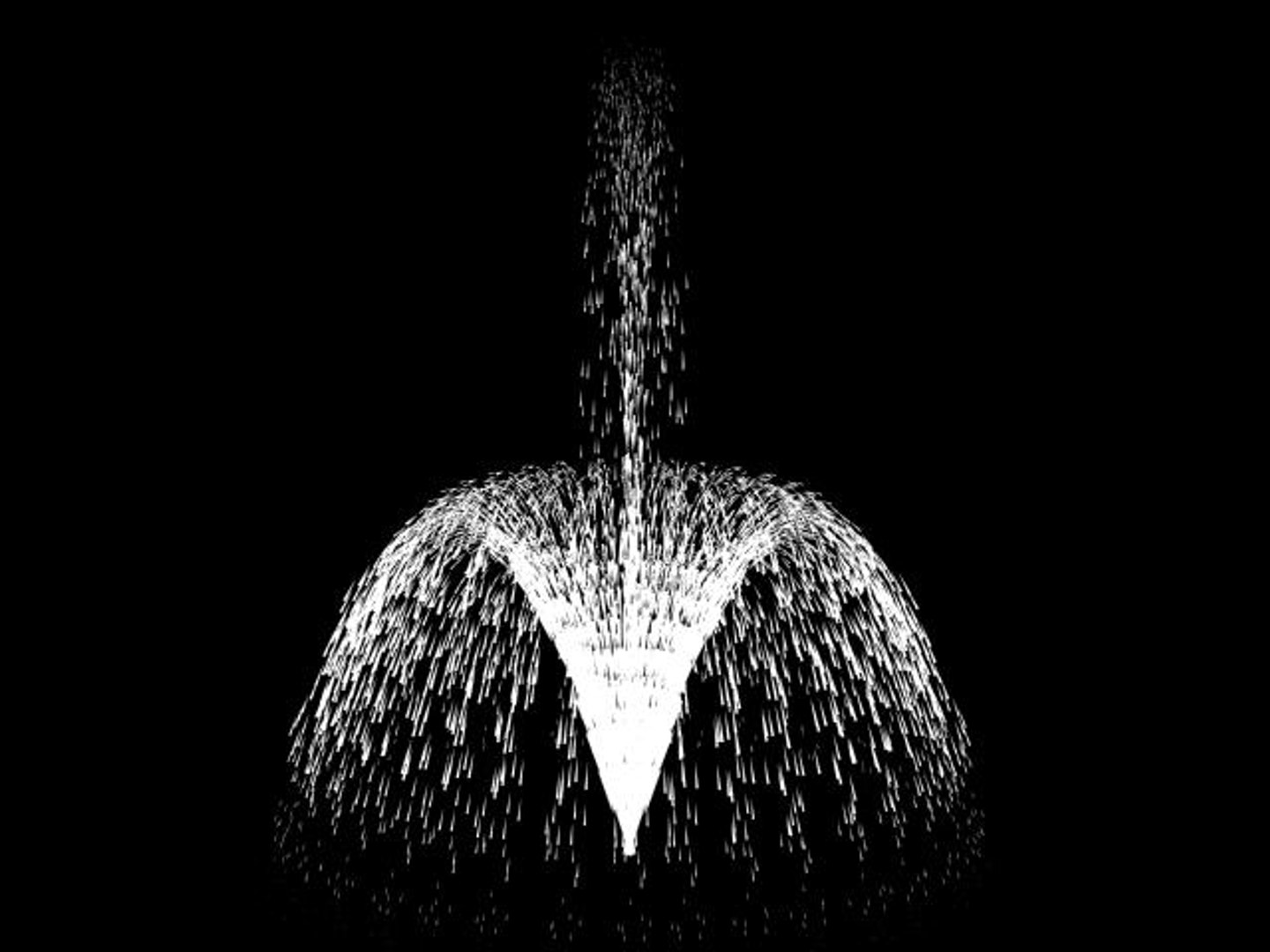 Water Fountain Spray Pattern 3d Model