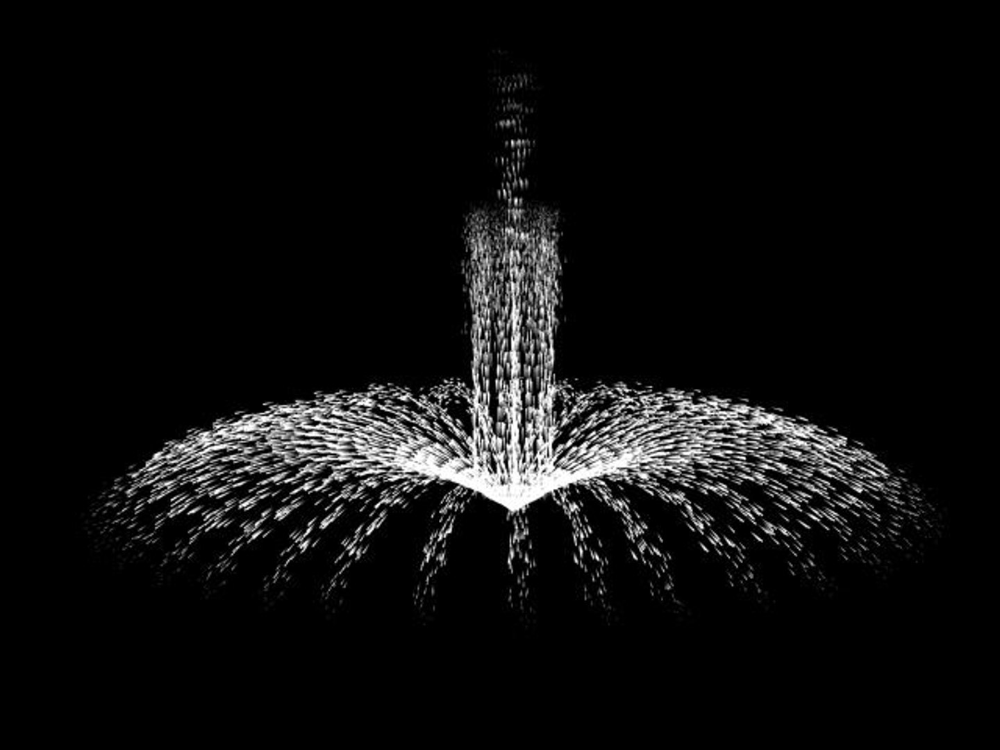 Water Fountain Spray Pattern 3d Model
