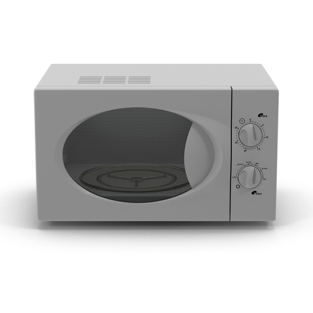 Microwave Oven Modeled Obj