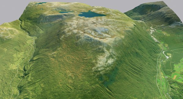 3D model hills satellite - TurboSquid 1647038