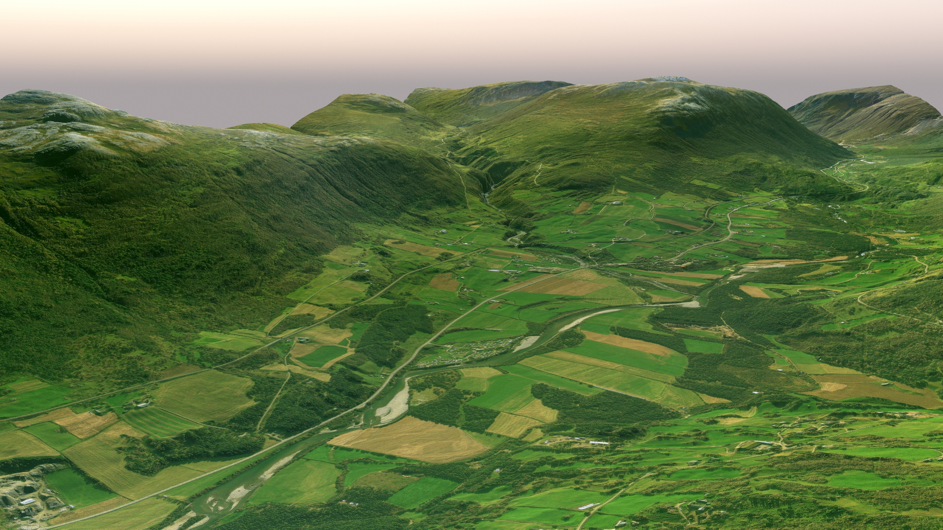 3D model hills satellite - TurboSquid 1647038