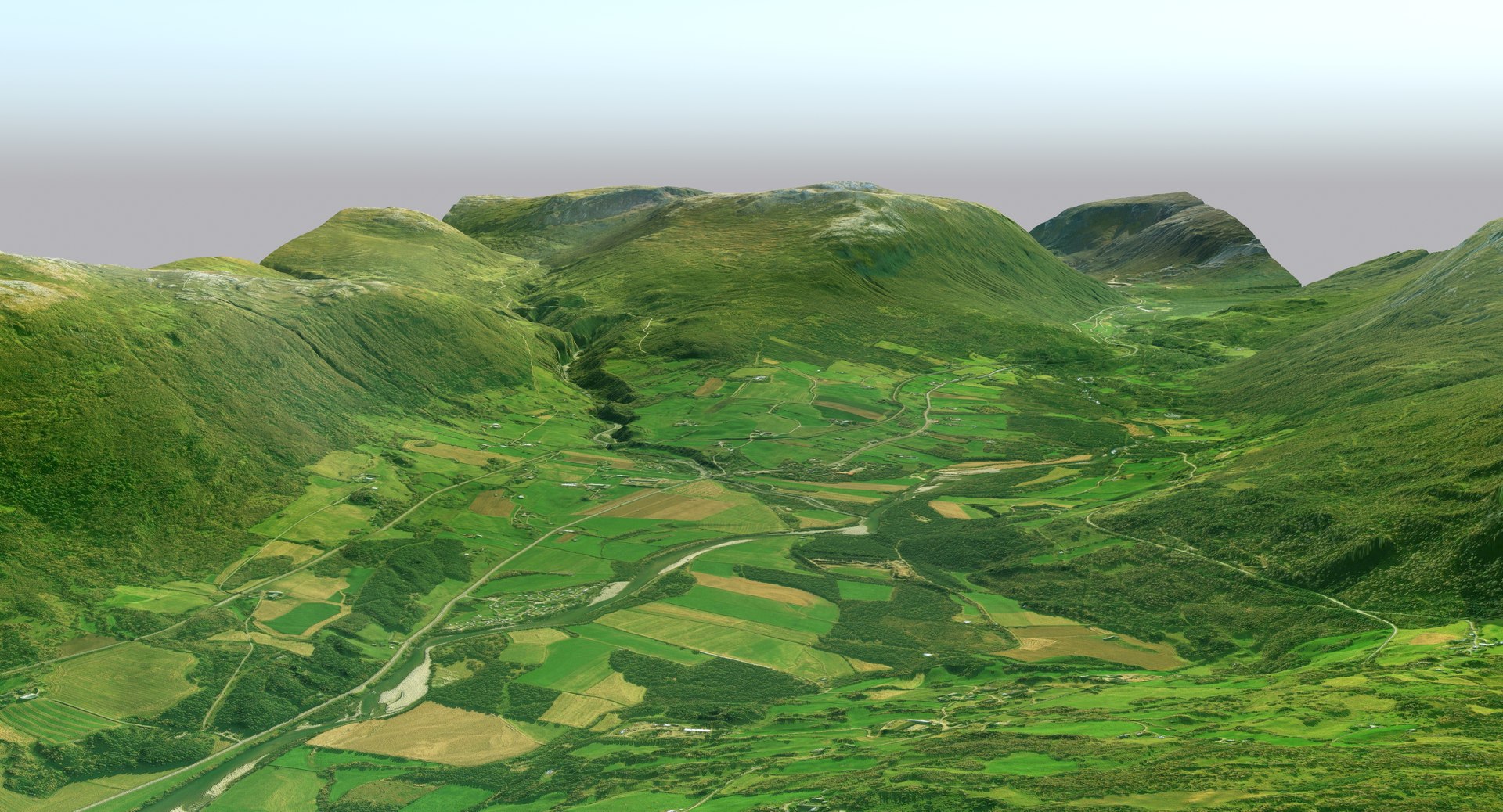 3D Model Hills Satellite - TurboSquid 1647038
