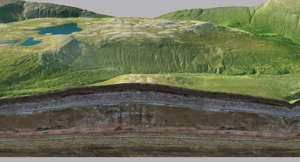 3D model hills satellite - TurboSquid 1647038