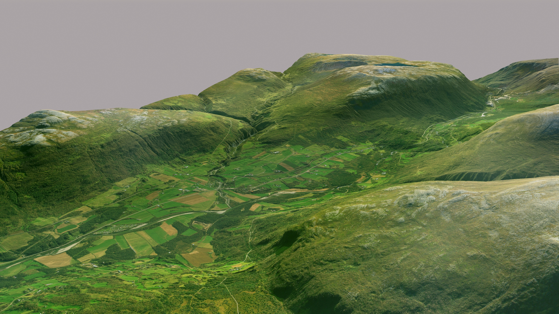 3D model hills satellite - TurboSquid 1647038