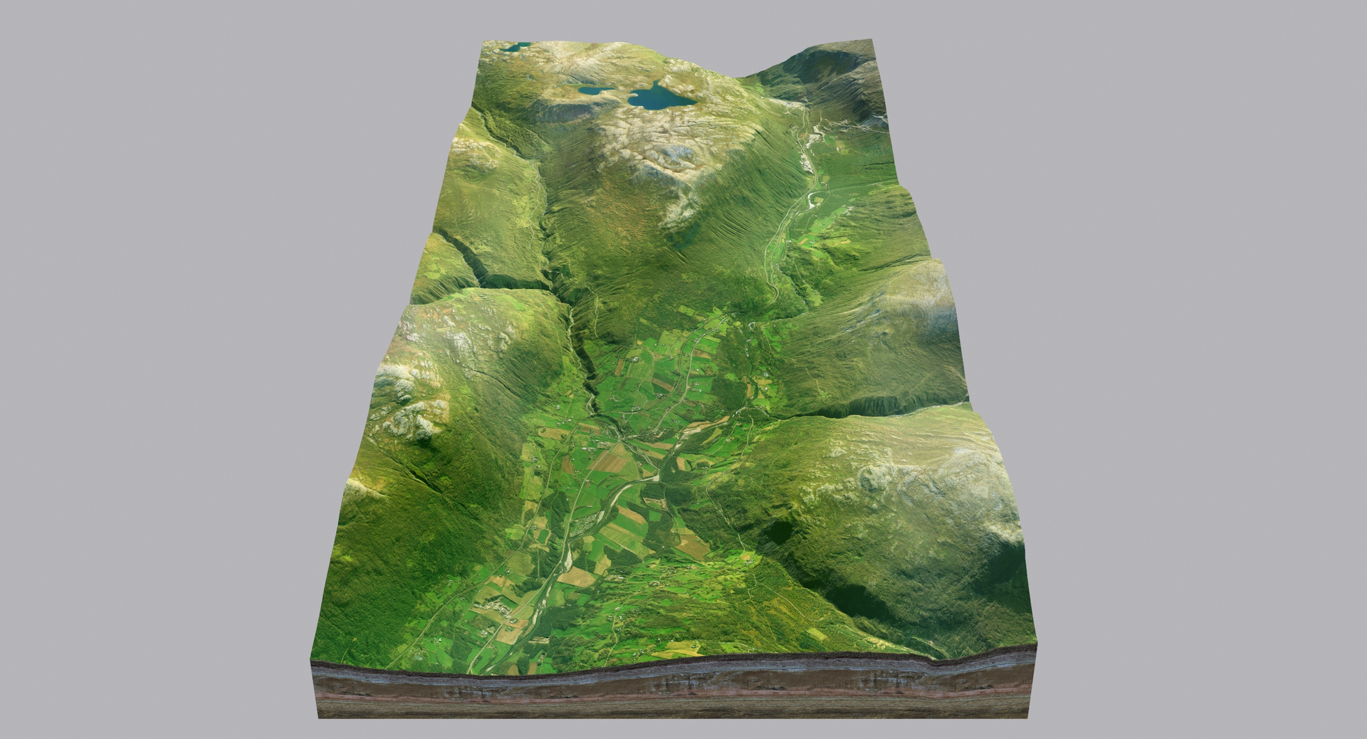 3D Model Hills Satellite - TurboSquid 1647038