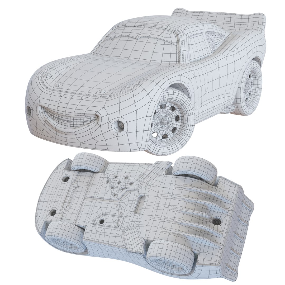 3D Car Lightning McQueen Model - TurboSquid 2454161
